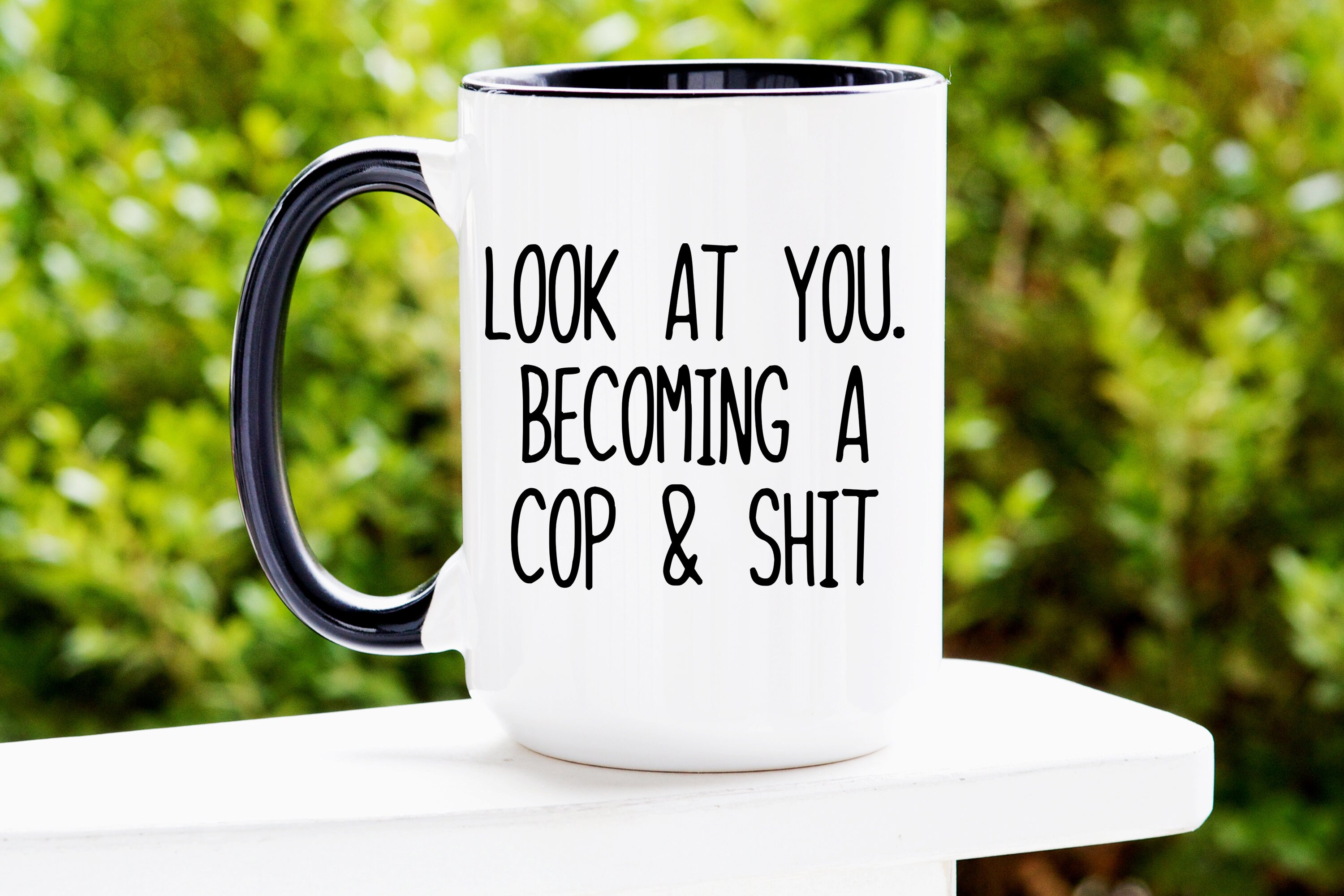 Gifts for cops men coffee cups for cops gifts for cops | Etsy