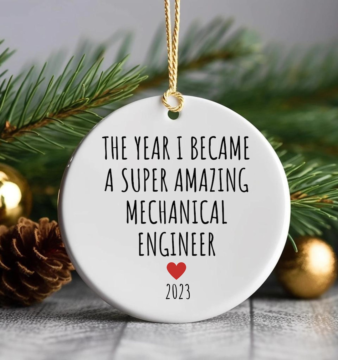 Mechanical Engineer Gifts, Mechanical Engineer Ornament, Mechanical ...