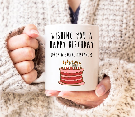 Quarantine Birthday Funny Social Distancing Gift | Etsy