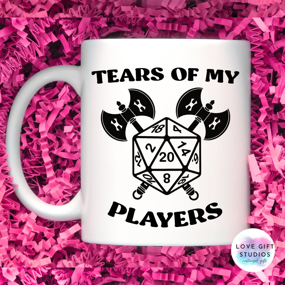 Tears of My Players Coffee Mug, RPG Gamer, Funny Dungeon Master Gift ...