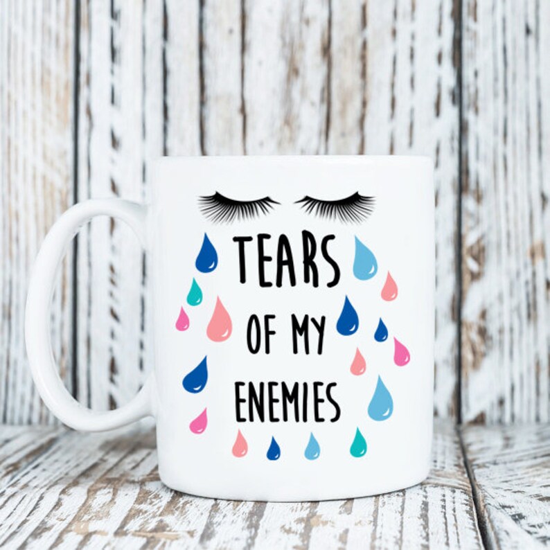 Tears of My Enemies Mug Gift for Girls Funny Hilarious Gift - Etsy