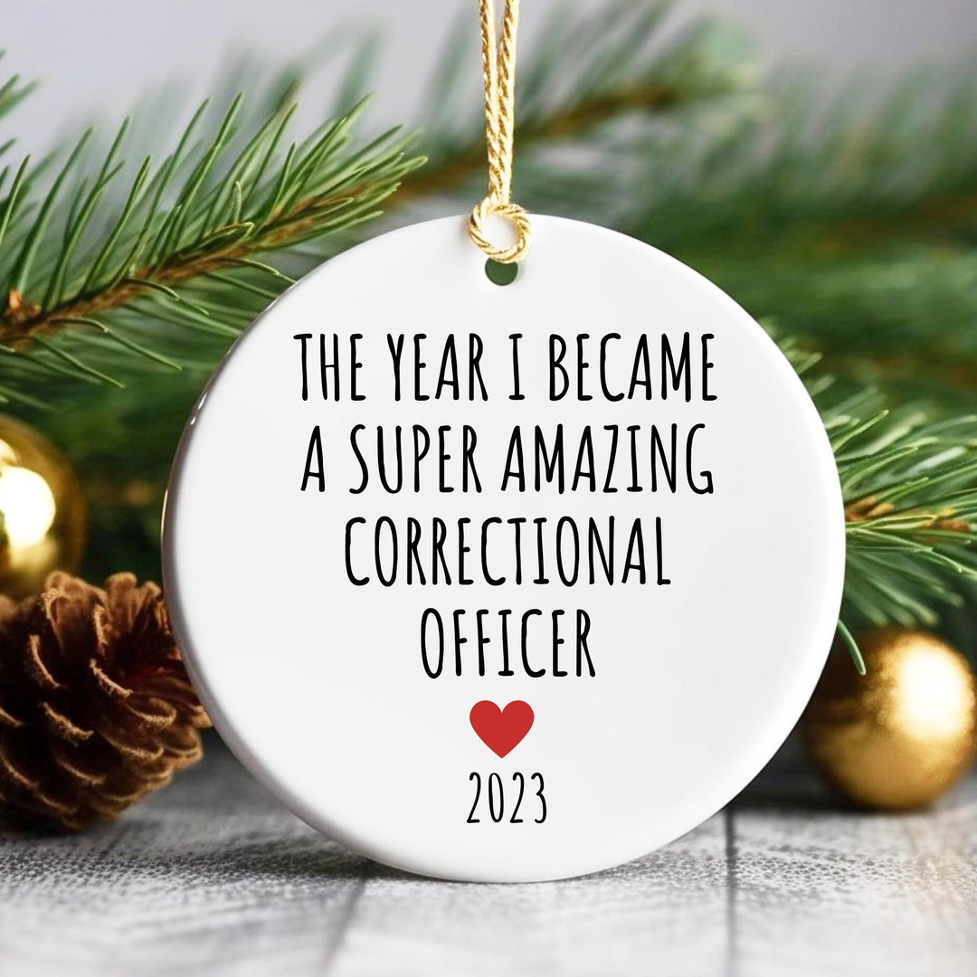 Correctional Officer Gifts, Correctional Officer Ornament, Correctional ...