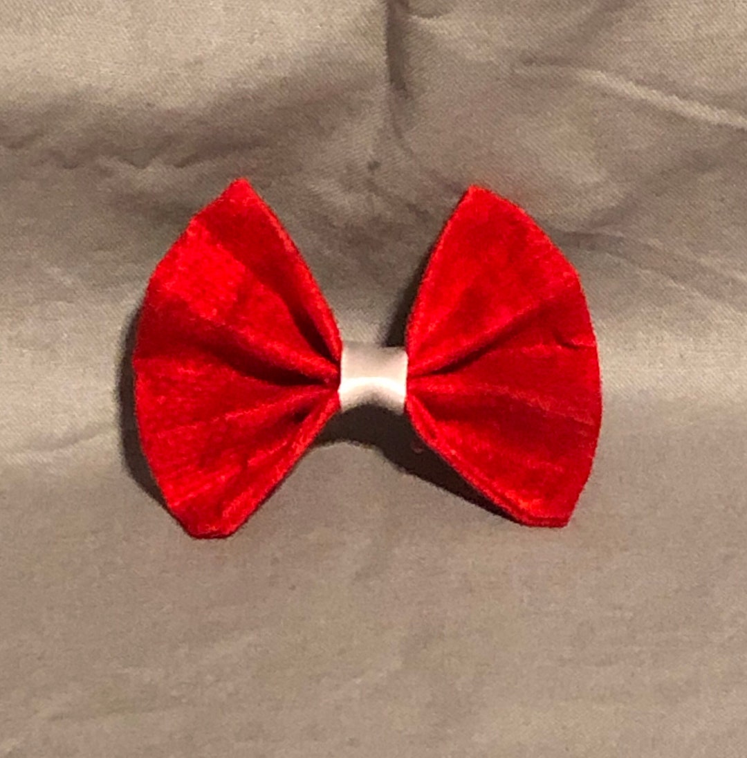 Red Hue Team Spirit Bow - Etsy