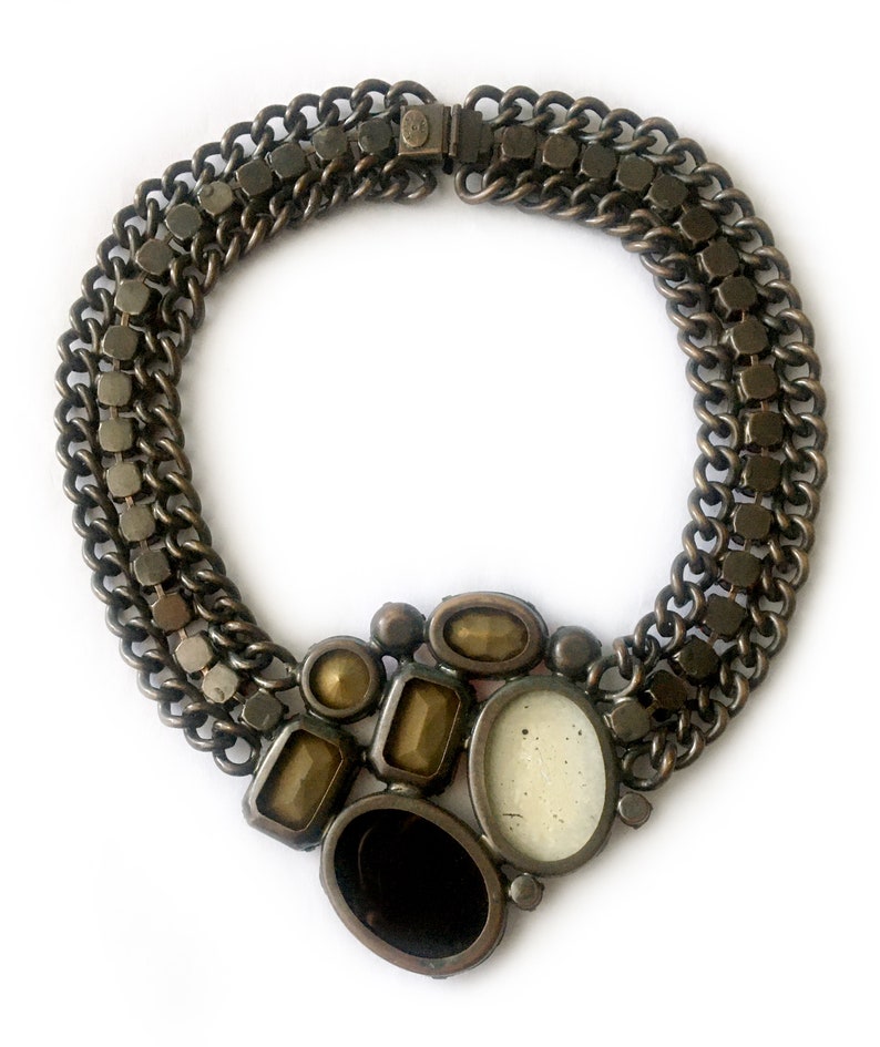 Delizza & Elster for Alexis Kirk Multi-hue Crystals and Chains | Etsy