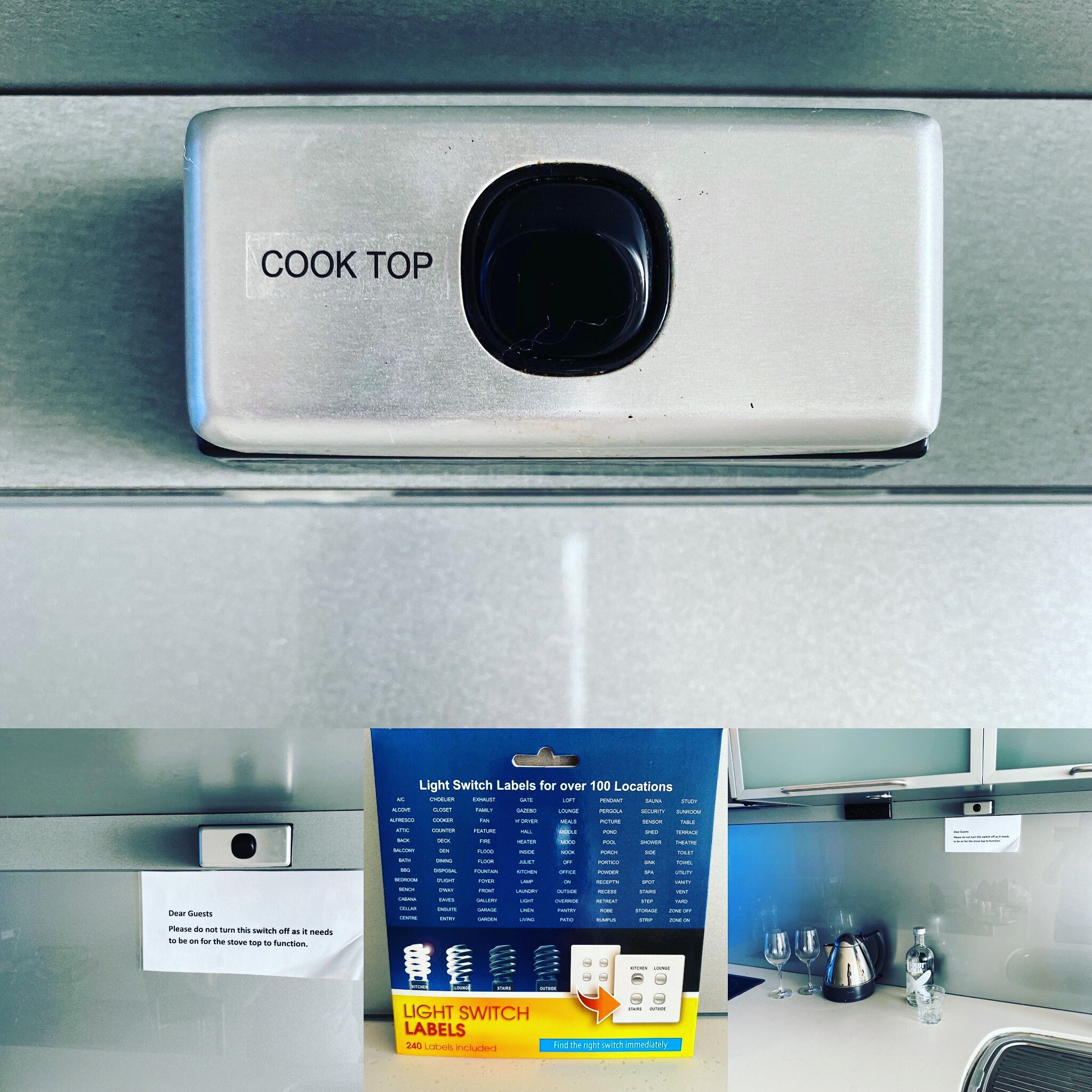 Light Switch Labels / Stickers 250 Labels/ 144 Locations - Etsy