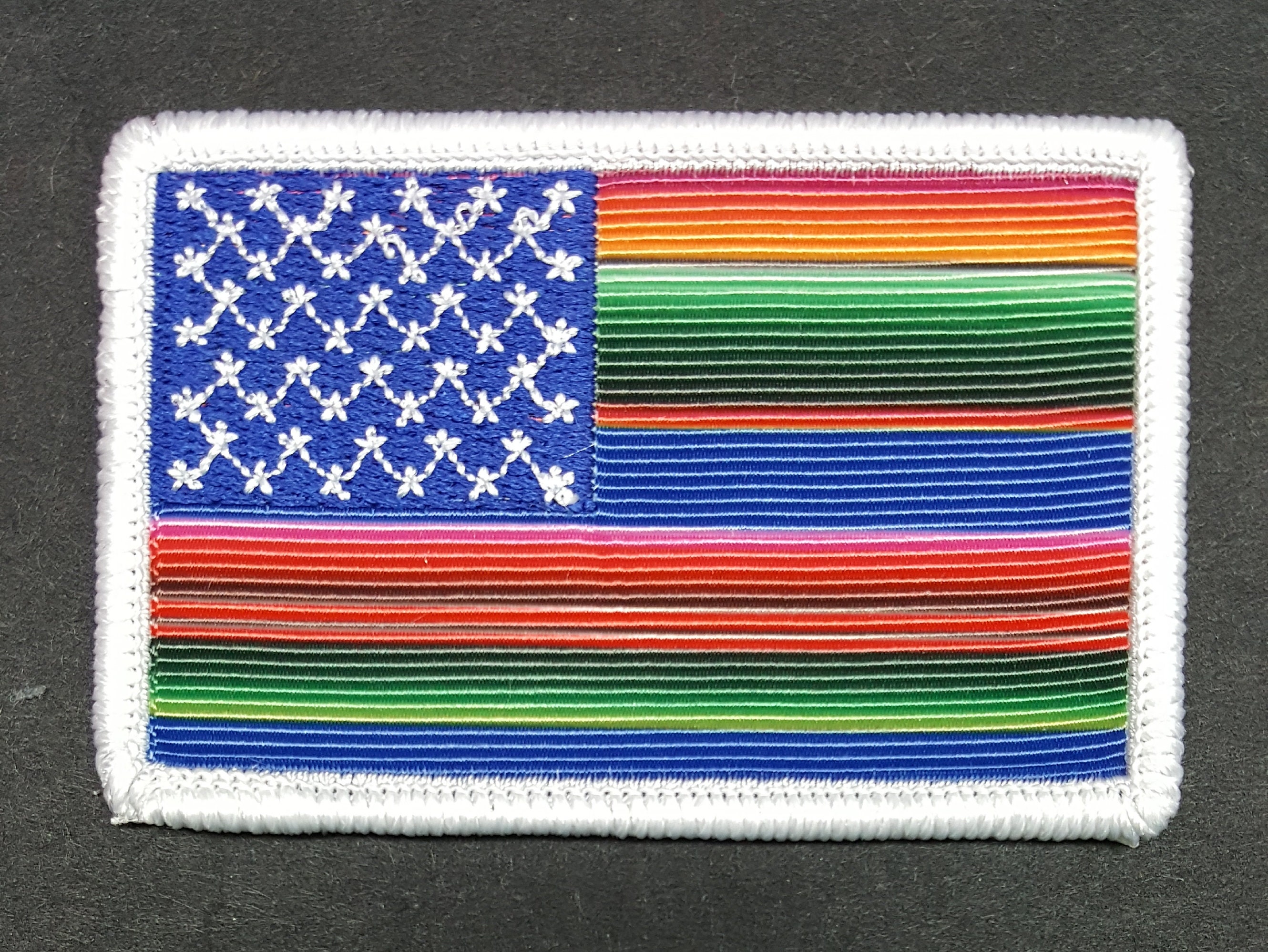 Sarape Flag Patch - Etsy