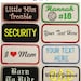 Embroidered Custom Iron-on Rectangle Name Patch - Etsy