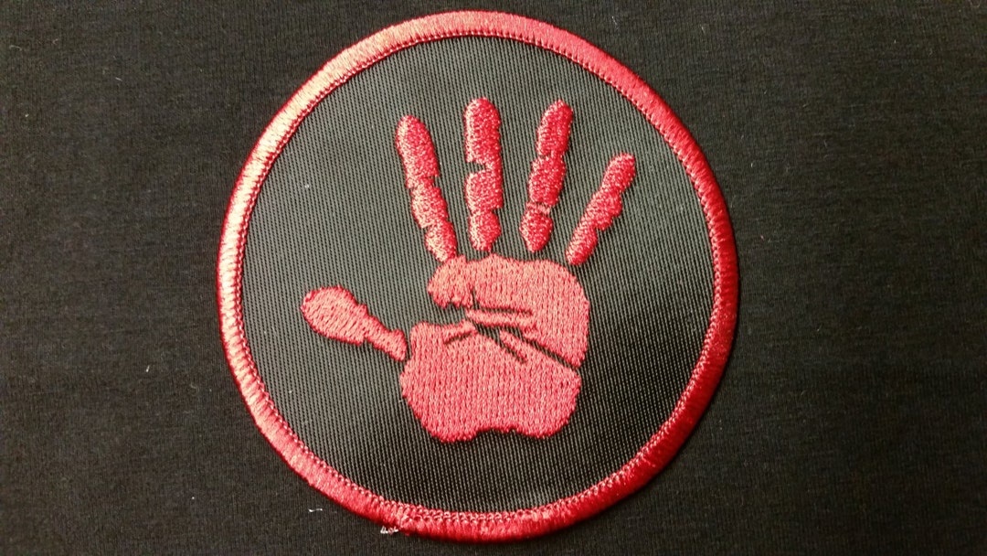 Supernatural Hand Print Patch - Etsy Australia
