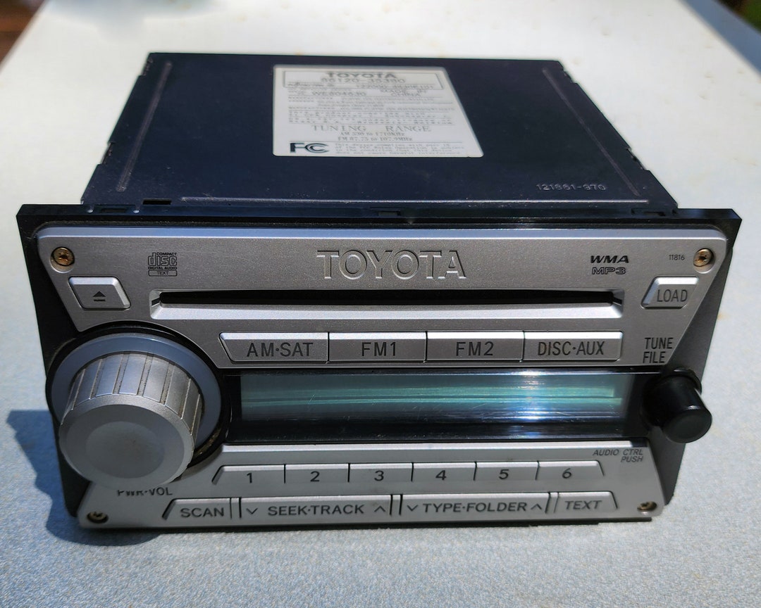 2007-2010 Toyota FJ Cruiser OEM Radio Receiver 6-compact Disk & MP3 ...