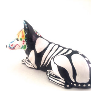 Day of the Dead Corgi Dog Sugar Skull Pet Memorial Dia De Los Muertos ...