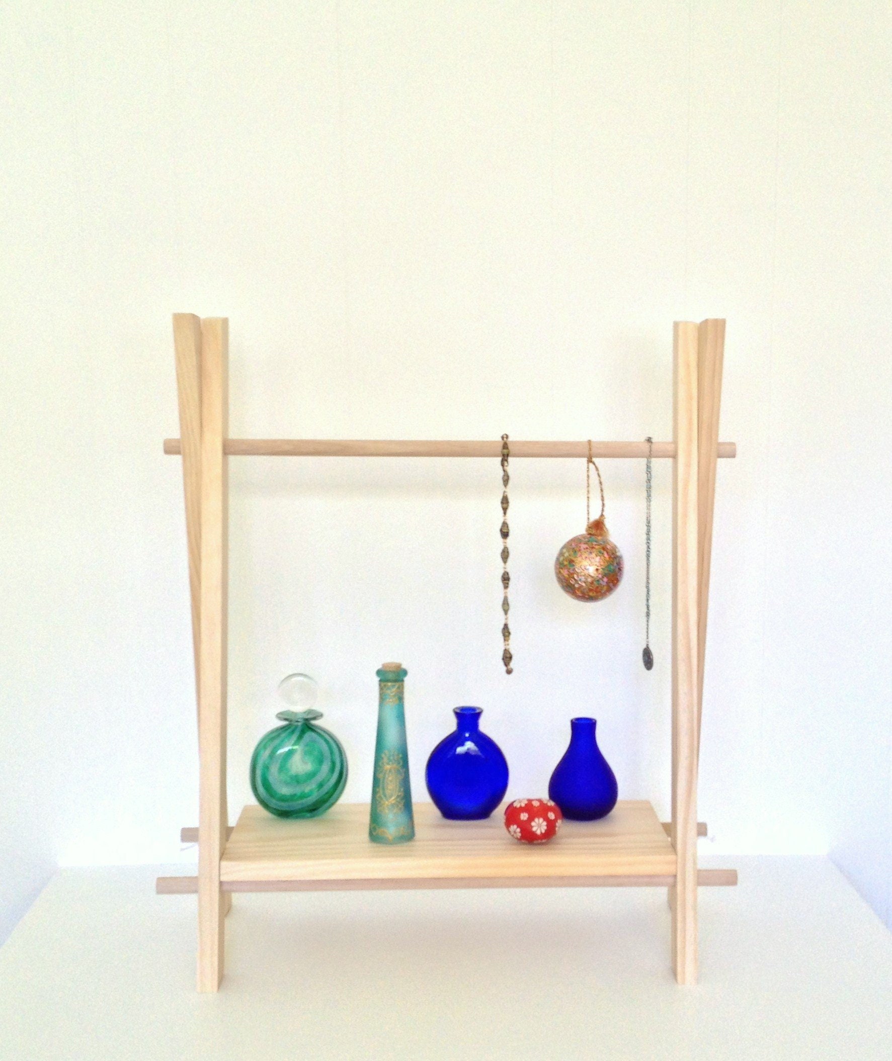 Jewellery Display Stand With Shelf Accessory Rack Hair - Etsy