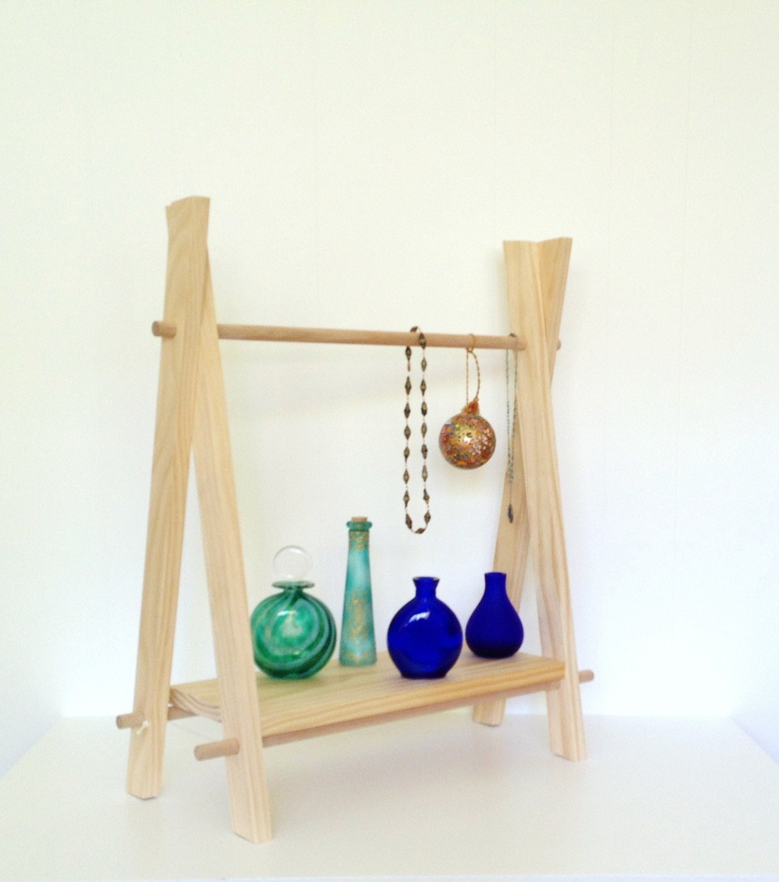 Jewellery Display Stand With Shelf Accessory Rack Hair - Etsy