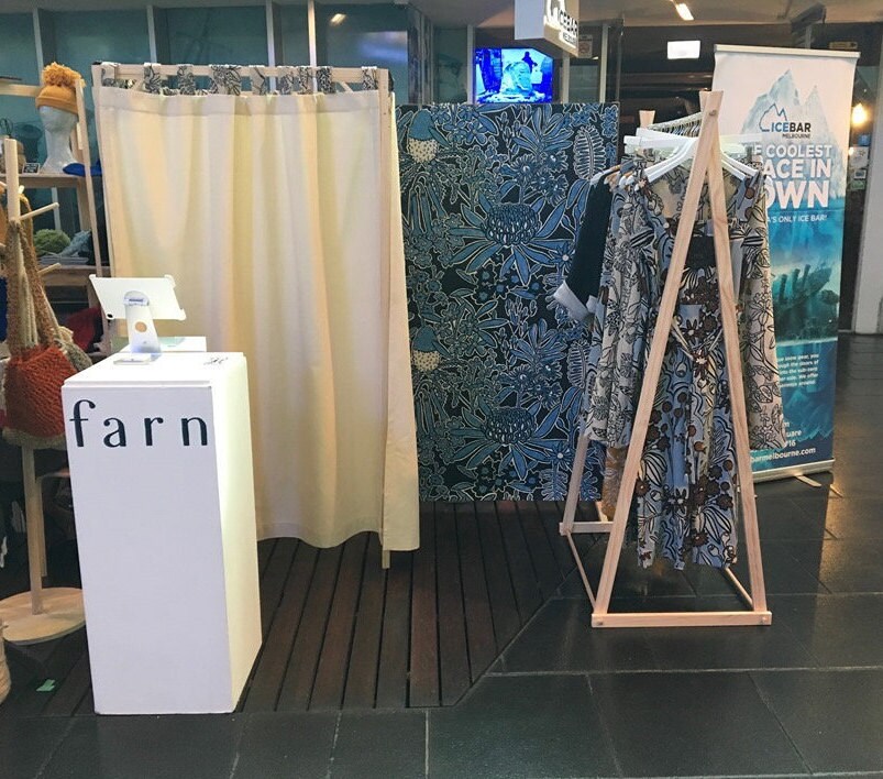 Portable Change Room Collapsible Fitting Room Timber - Etsy Australia