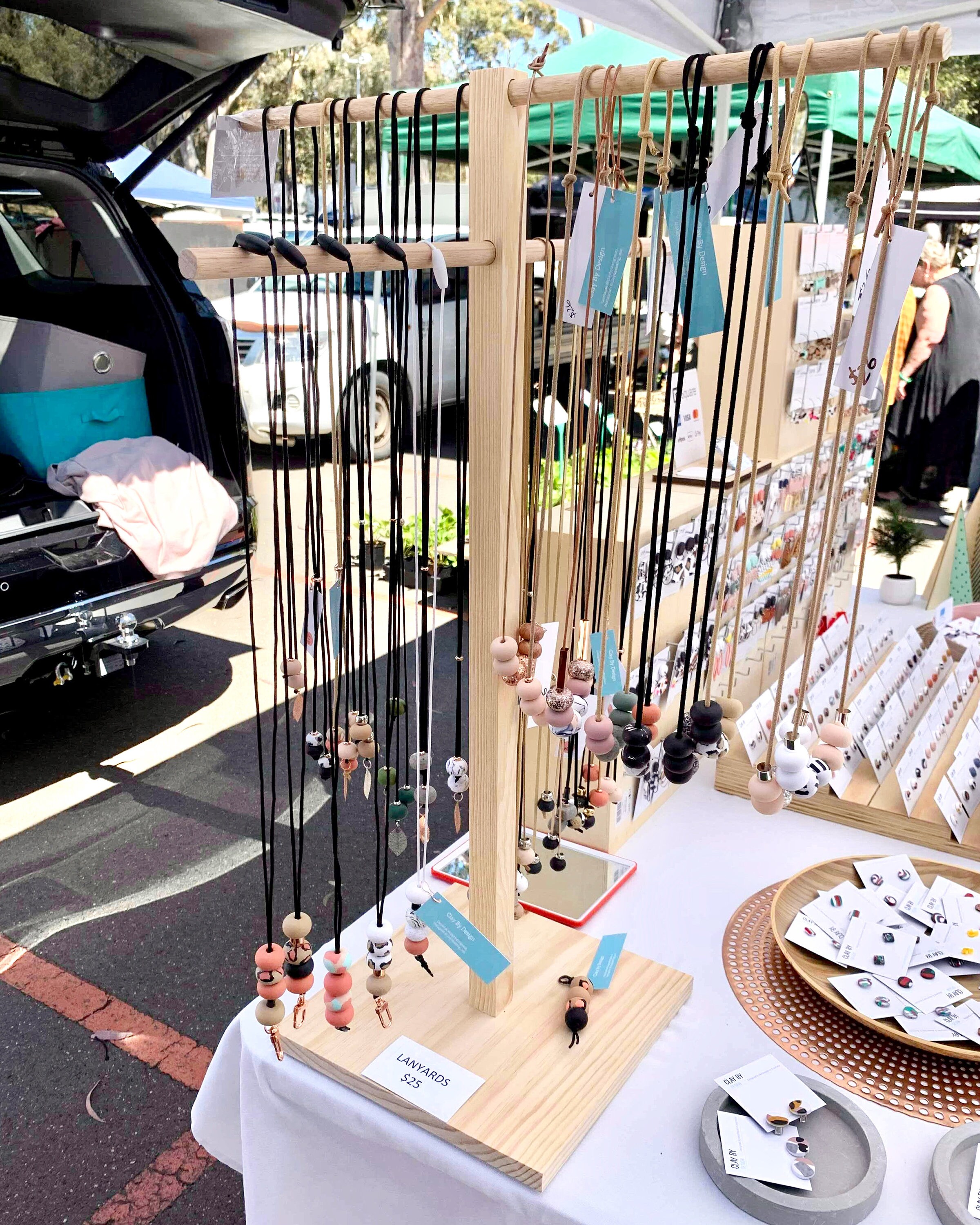 Jewellery & Accessory Display Stand, Market Display Stand, Timber ...
