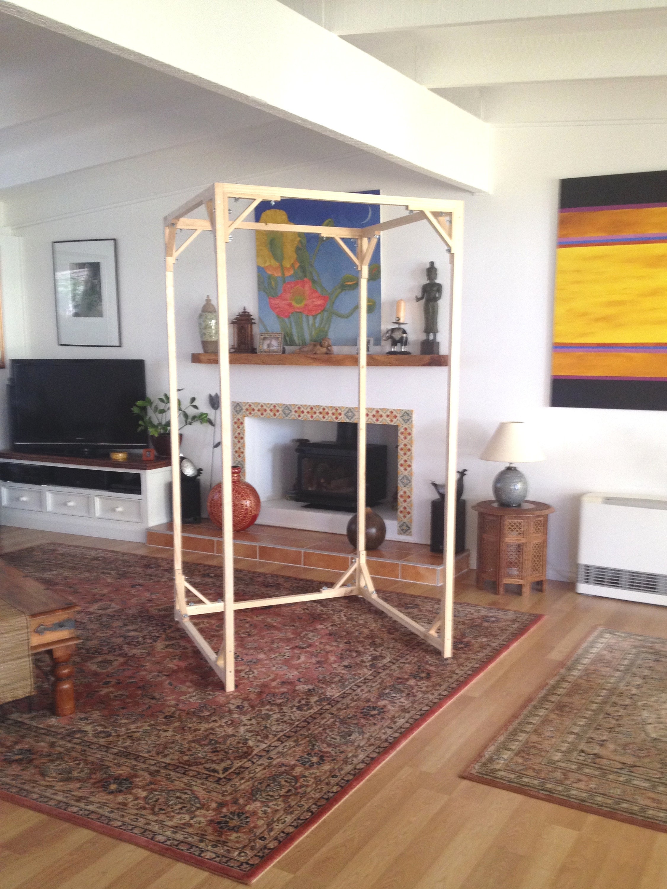 Portable Change Room Collapsible Fitting Room Timber - Etsy Australia