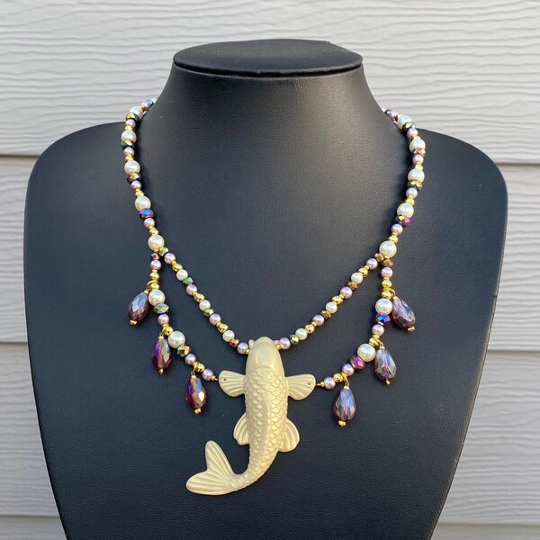Koi Fish Necklace - Etsy