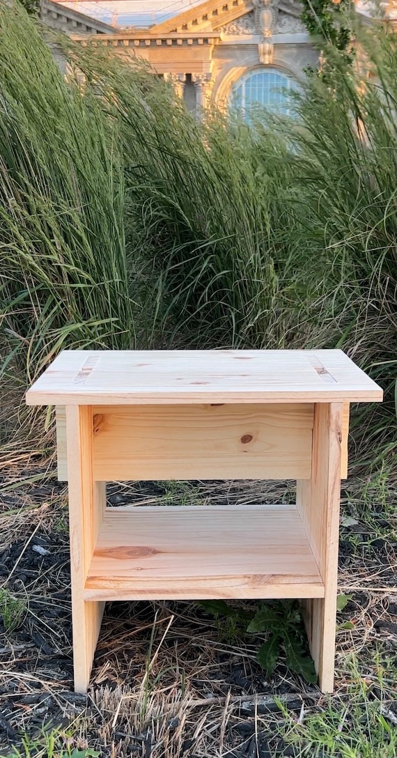 Flat Pack Side Table Stool Flat Pack Furniture Wood Stool - Etsy