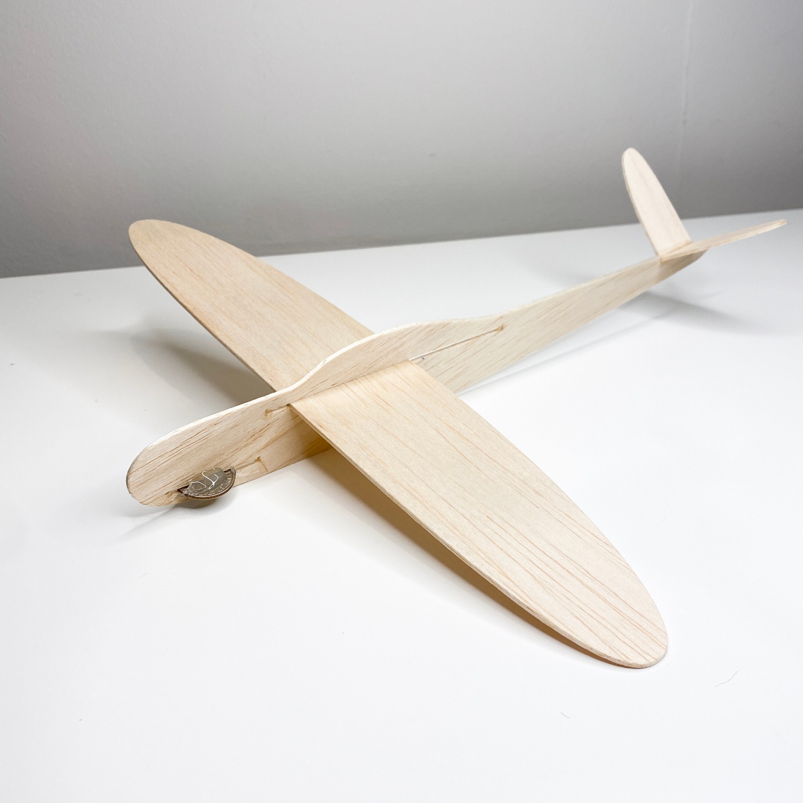 Balsawood Plane Plans-glider Toy-diy Cricut Svg-toy Airplane Kit-model ...