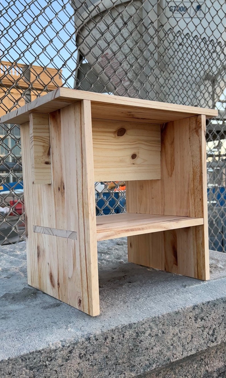 Flat Pack Side Table, Stool, Flat Pack Furniture, Wood Stool, Step ...
