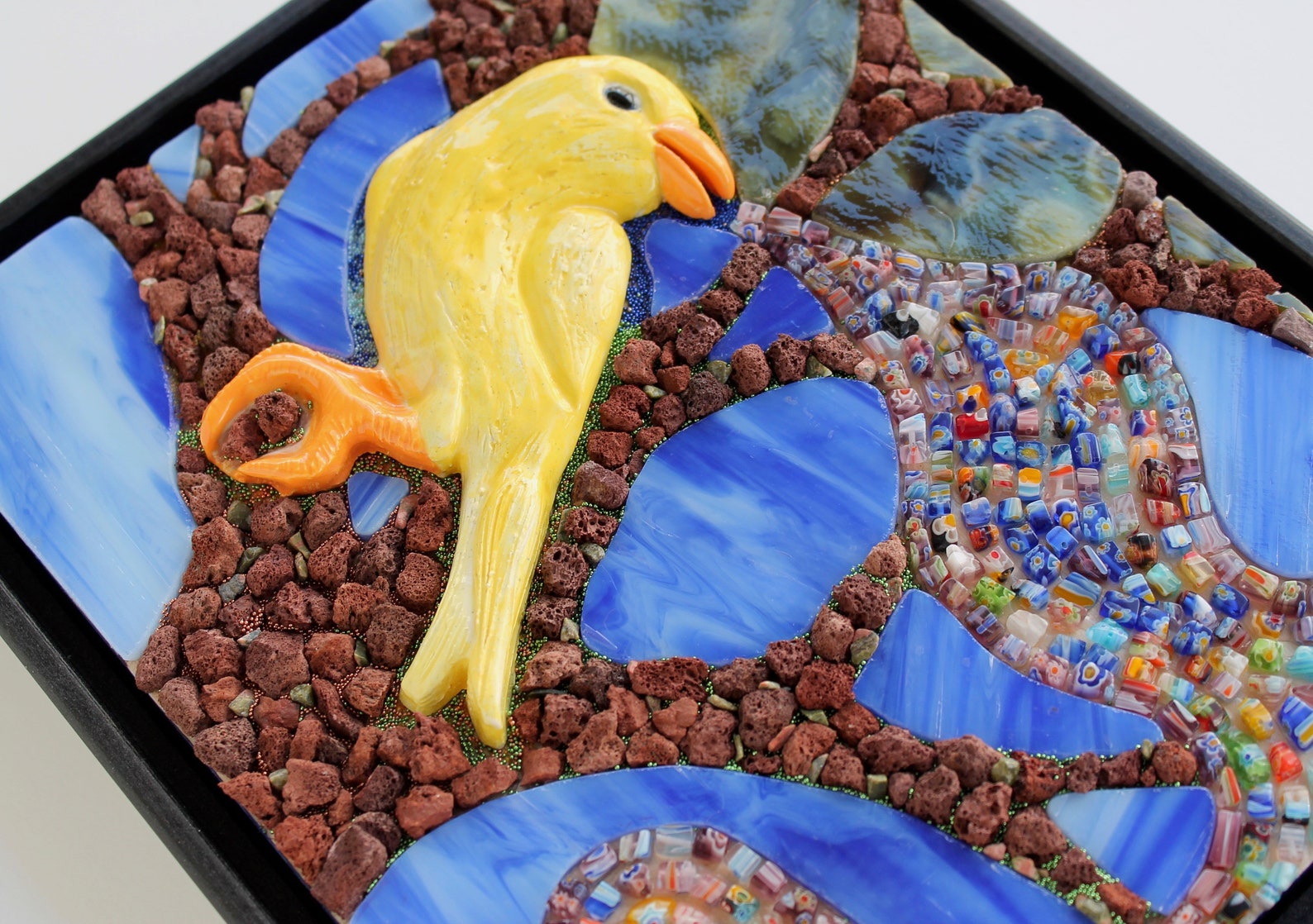 Mosaic Wall Art, Mosaic Canary, Mosaic Wall Hanging - Etsy