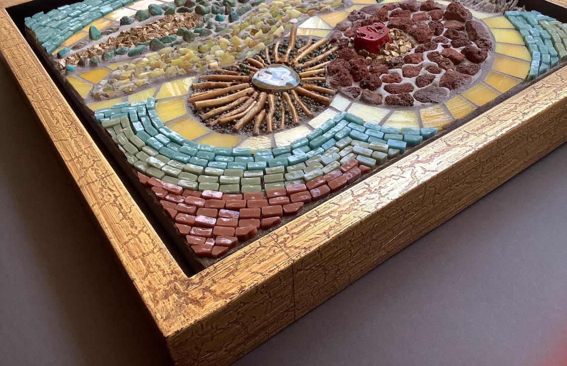 Abstract Mosaic Art , Mosaic Wall Art, Mosaic Wall Hanging, Mosaic Art ...