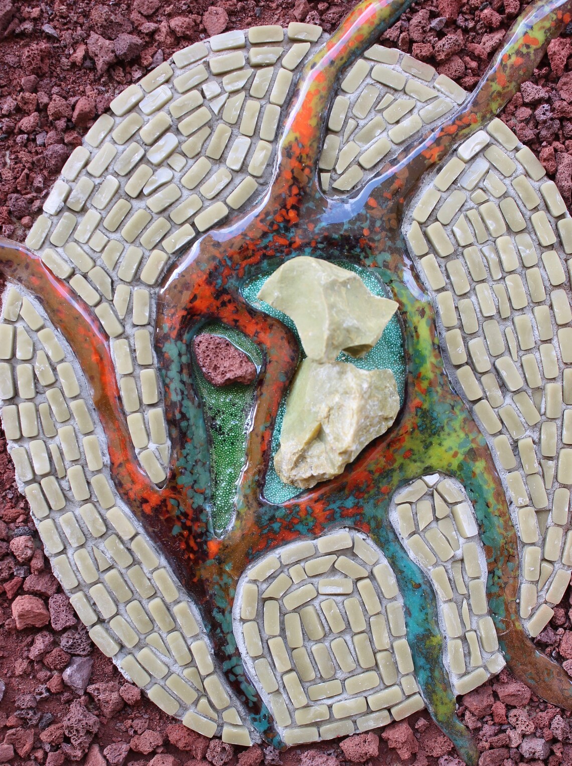 Mosaic Artwork, Abstract Mosaic Art, Mosaic Wallhanging - Etsy