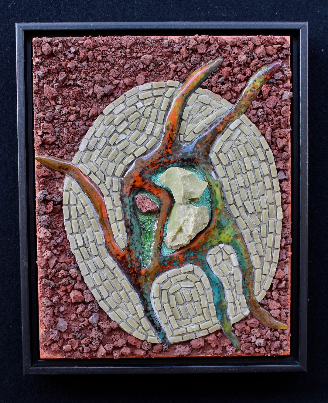 Mosaic Artwork, Abstract Mosaic Art, Mosaic Wallhanging - Etsy