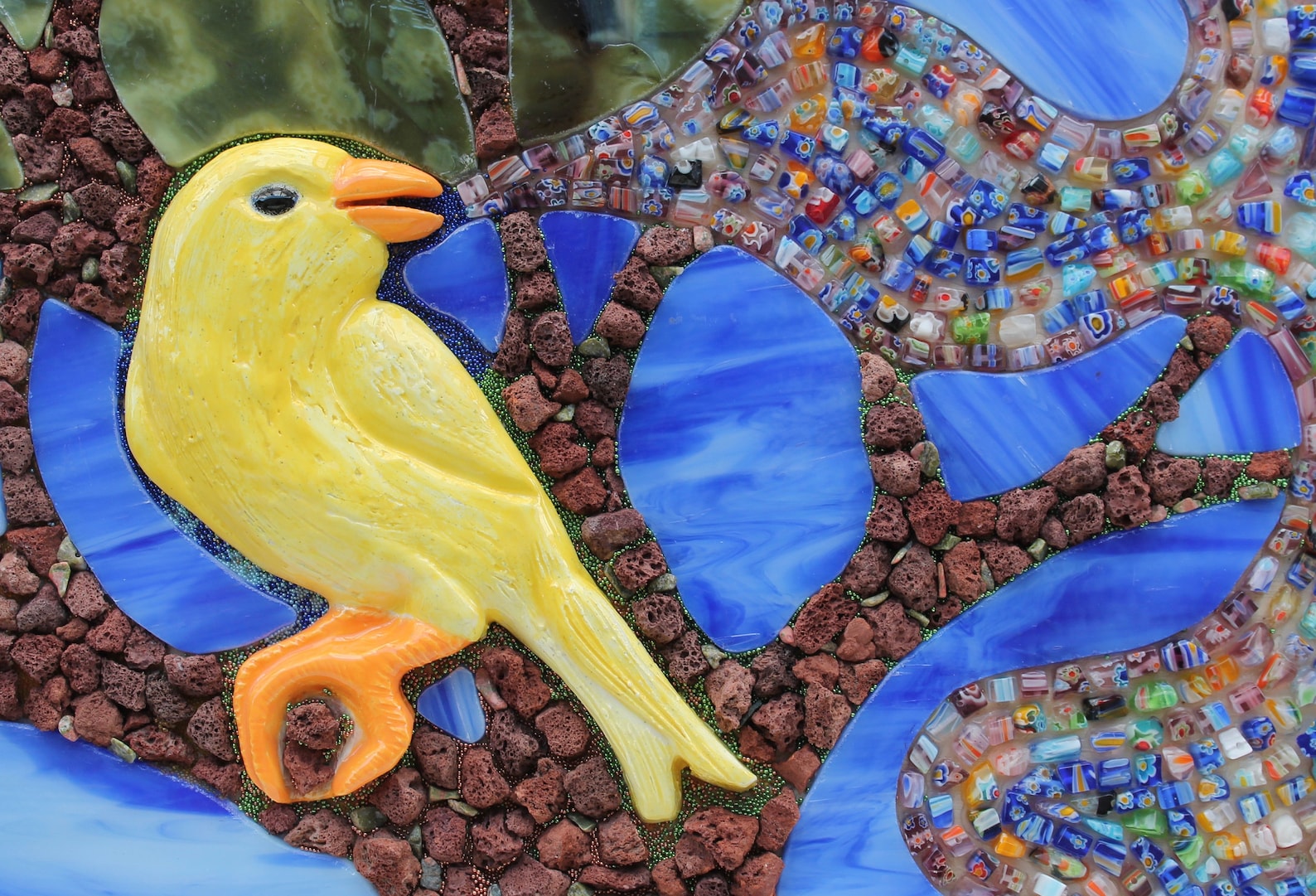 Mosaic Wall Art, Mosaic Canary, Mosaic Wall Hanging - Etsy
