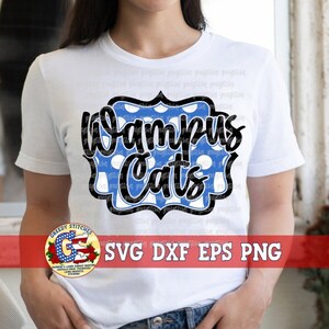 Wampus Cats Frame Svg | Wampus Cat Svg Dxf Eps Png. Wampus Svg | Wampus ...