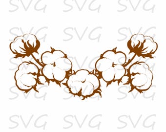 Cotton svg | Etsy