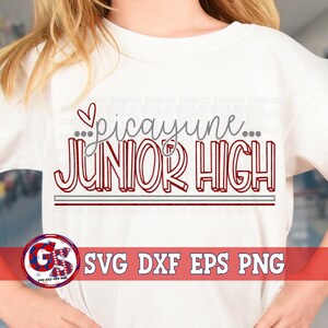 Picayune Junior High Svg Dxf Eps Png | Picayune Mississippi SVG ...