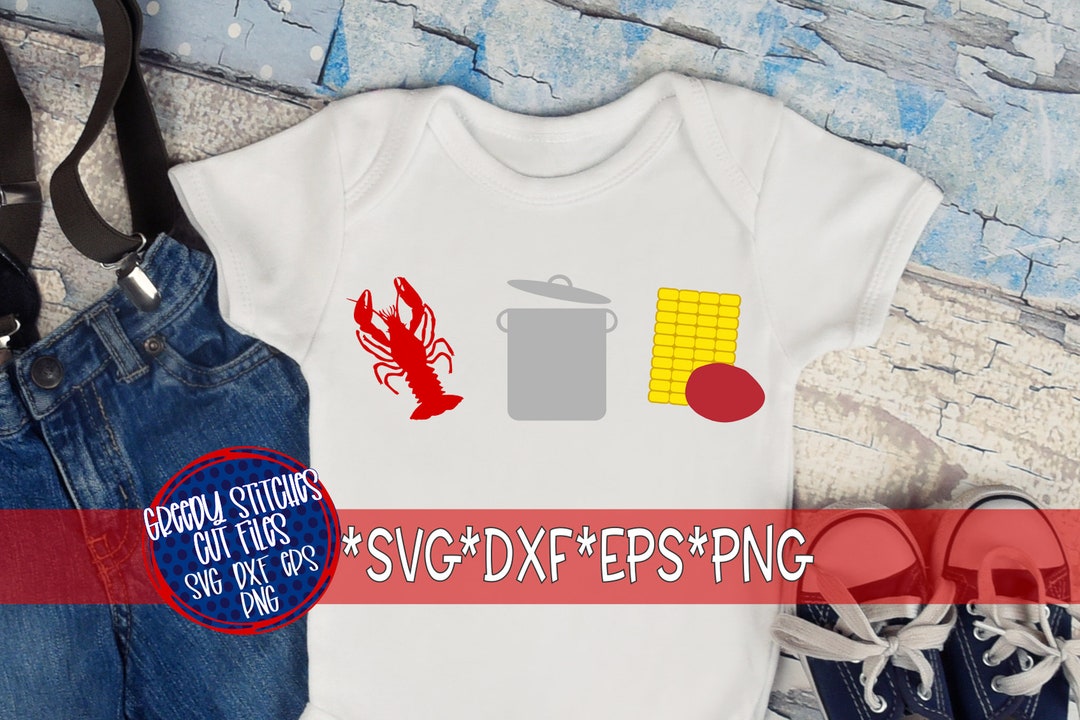 Crawfish Boil Set Svg, Dxf, Eps, Png, and Wmf. Crawfish SVG, Crawfish ...