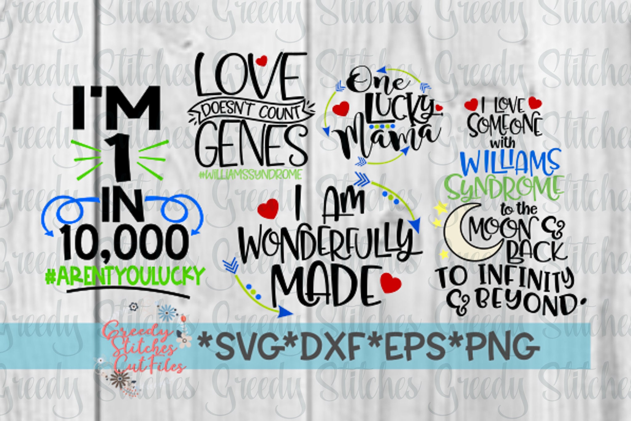 Williams Syndrome SVG Bundle | Williams Syndrome Svg Eps Dxf Png ...