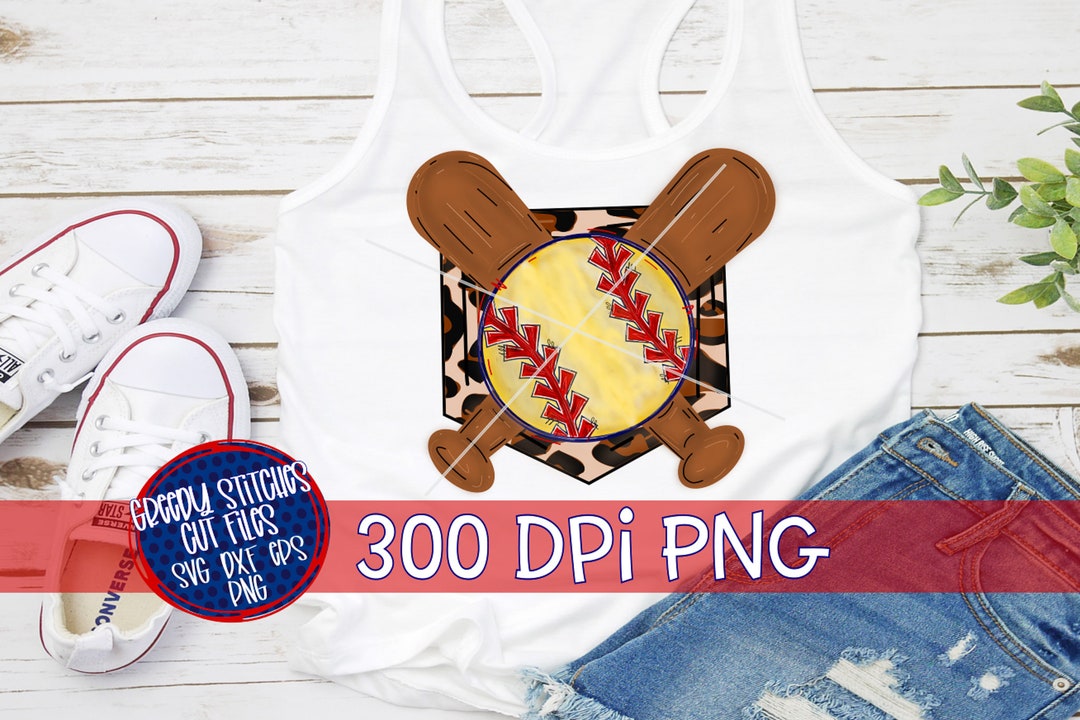 Softball Leopard Print Png Leopard Print Home Plate Softball - Etsy