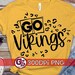 Go Vikings Svg Dxf Eps Png. Vikings Svg Go Vikings Eps Go Vikings ...