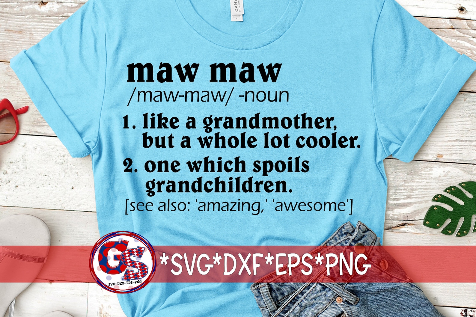 Mother's Day Maw Maw Definition Svg Dxf Eps Png. Maw Maw - Etsy