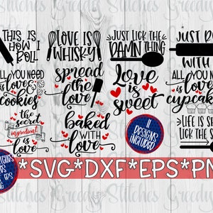 Valentine's Day Pot Holder SVG Bundle Svg Dxf Eps Png Valentine SVG ...