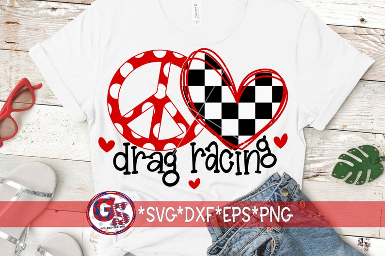 Peace Love Drag Racing Svg Drag Racing Svg Eps Dxf Png. - Etsy