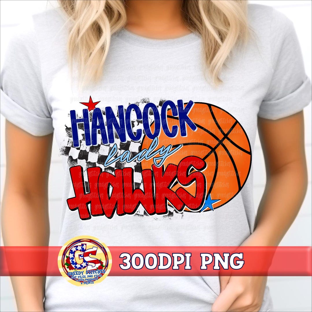 Hancock Lady Hawks Basketball PNG | Hancock High School Hawks Png ...