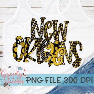 New Orleans Word Art PNG for Sublimation. Mardi Gras Png | NOLA Png ...