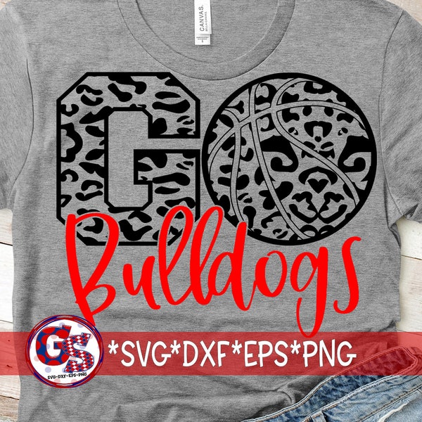 Bulldog Basketball Svg - Etsy