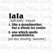 Mother's Day | Lala, La-la | Lala and La-la Definition Svg, Eps, Png ...