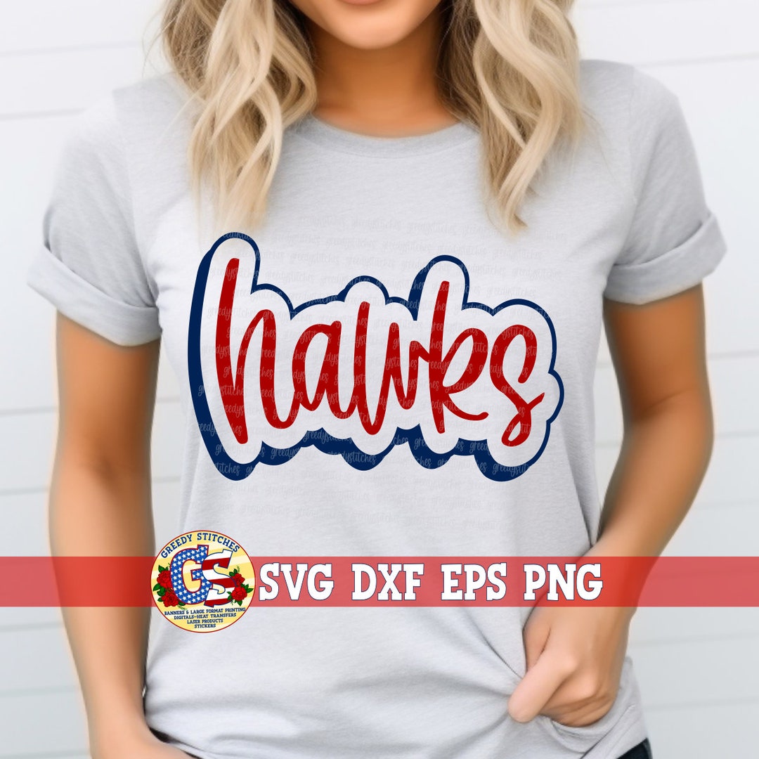 Hawks Svg | Hawks Outline Svg Dxf Eps Png | Hancock County SVG | Go Hawks SVG | Go Hawks Svg ...