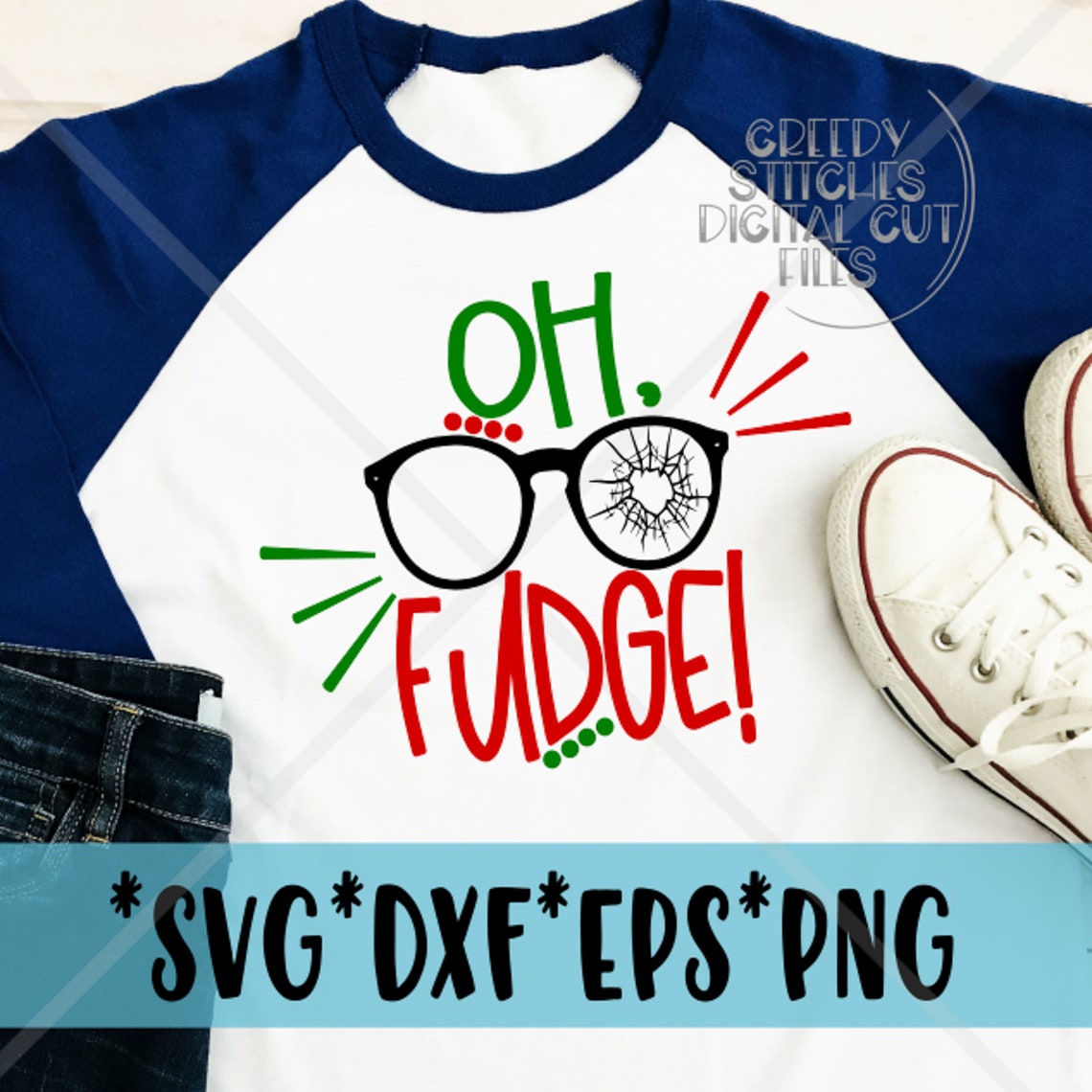 Oh Fudge Svg Dxf Eps Png Set. Christmas SVG Christmas | Etsy