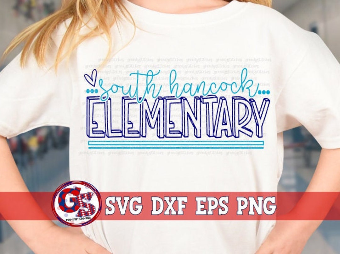 South Hancock Elementary Svg Dxf Eps Png. Hancock County SVG | Dolphins ...