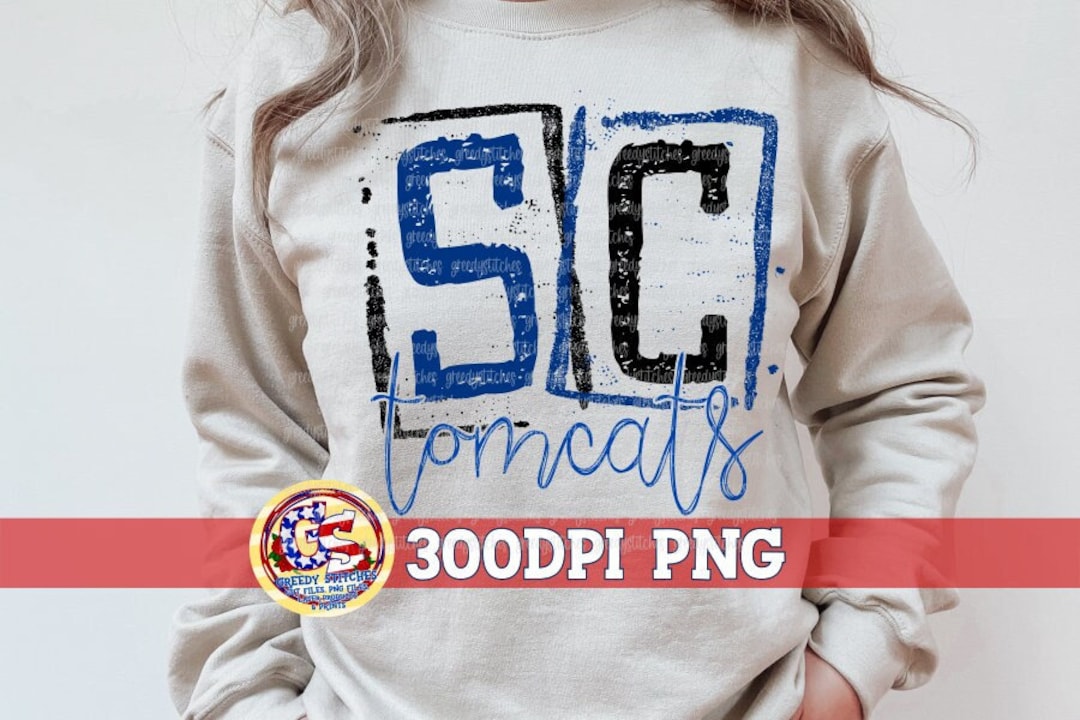 Stone County Tomcats PNG for Sublimation | Tomcats Png | Stone County ...