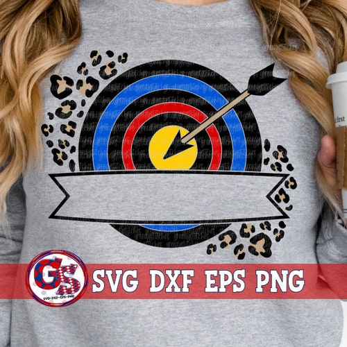 Motivational Archery Target SVG Png Dxf Eps Fcm Cut - Etsy