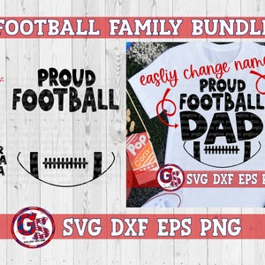 Family Football Bundle Svg Dxf Ep Png. Football Bundle Svg | Football ...