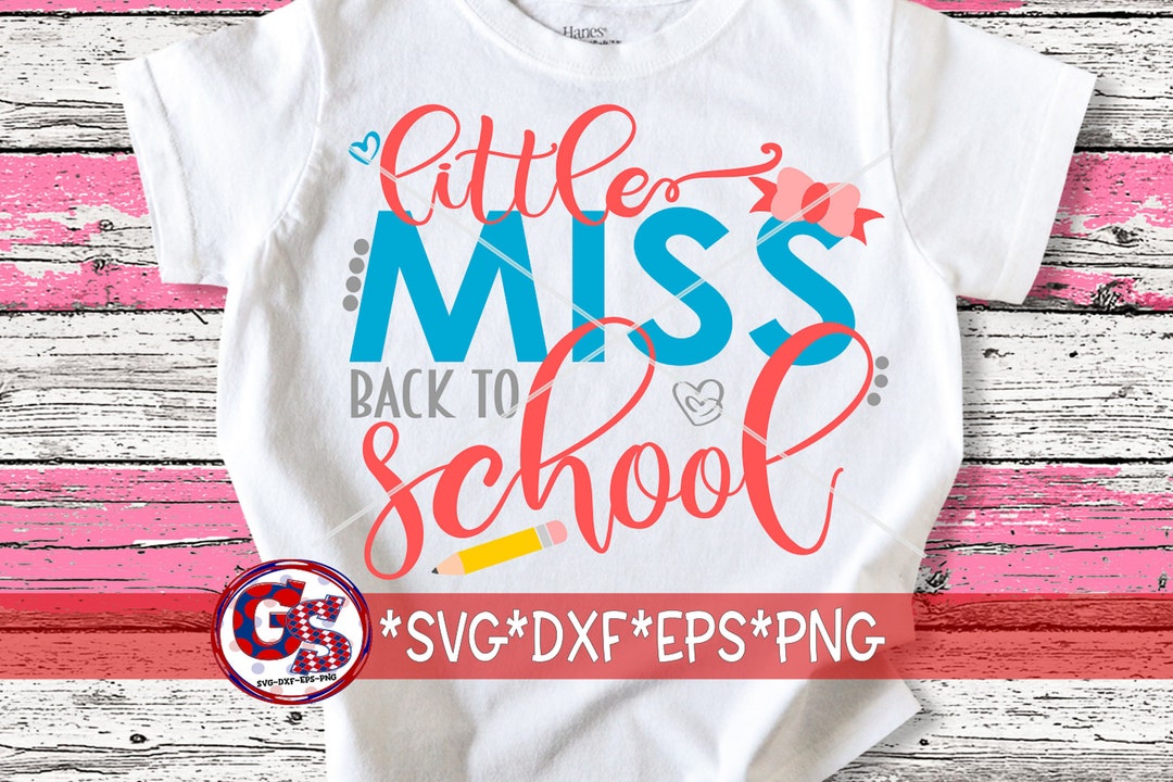 Little Miss Back to School Svg | Back to School SVG | Little Miss Svg ...
