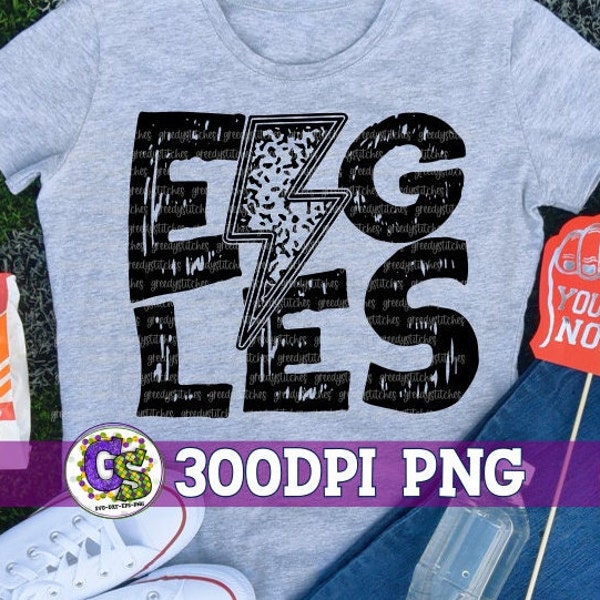 Eagles Lightning Svg - Etsy